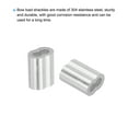 Uxcell 3/32" Aluminum Crimping Loop Sleeves, for Wire Rope Sleeves ...