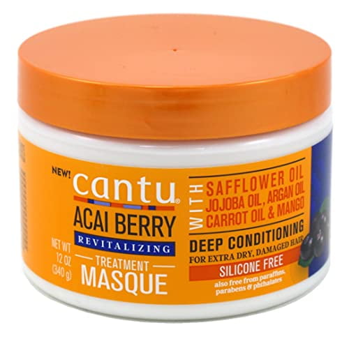 Cantu Acai Berry Treatment Masque Revitalizing, 12 Oz, 2 Pack - Walmart.com