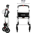 KMINA PRO - Lightweight Rollator Walker, Folding Rollators for Seniors ...