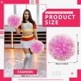 Cheerleading Pom Poms 8 Pcs with Finger Holes, Cheer Pom Poms for Dance ...
