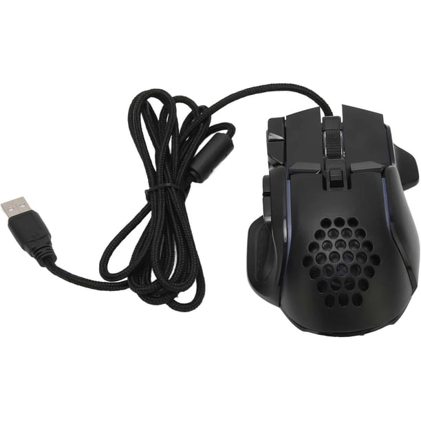 Veeki RGB Gaming Mouse, Ergonomic Wired Mouse with 13 Backlight Modes ...