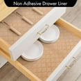 Non Adhesive Shelf Liner for Drawers and Cabinets, Washable EVA Oil ...
