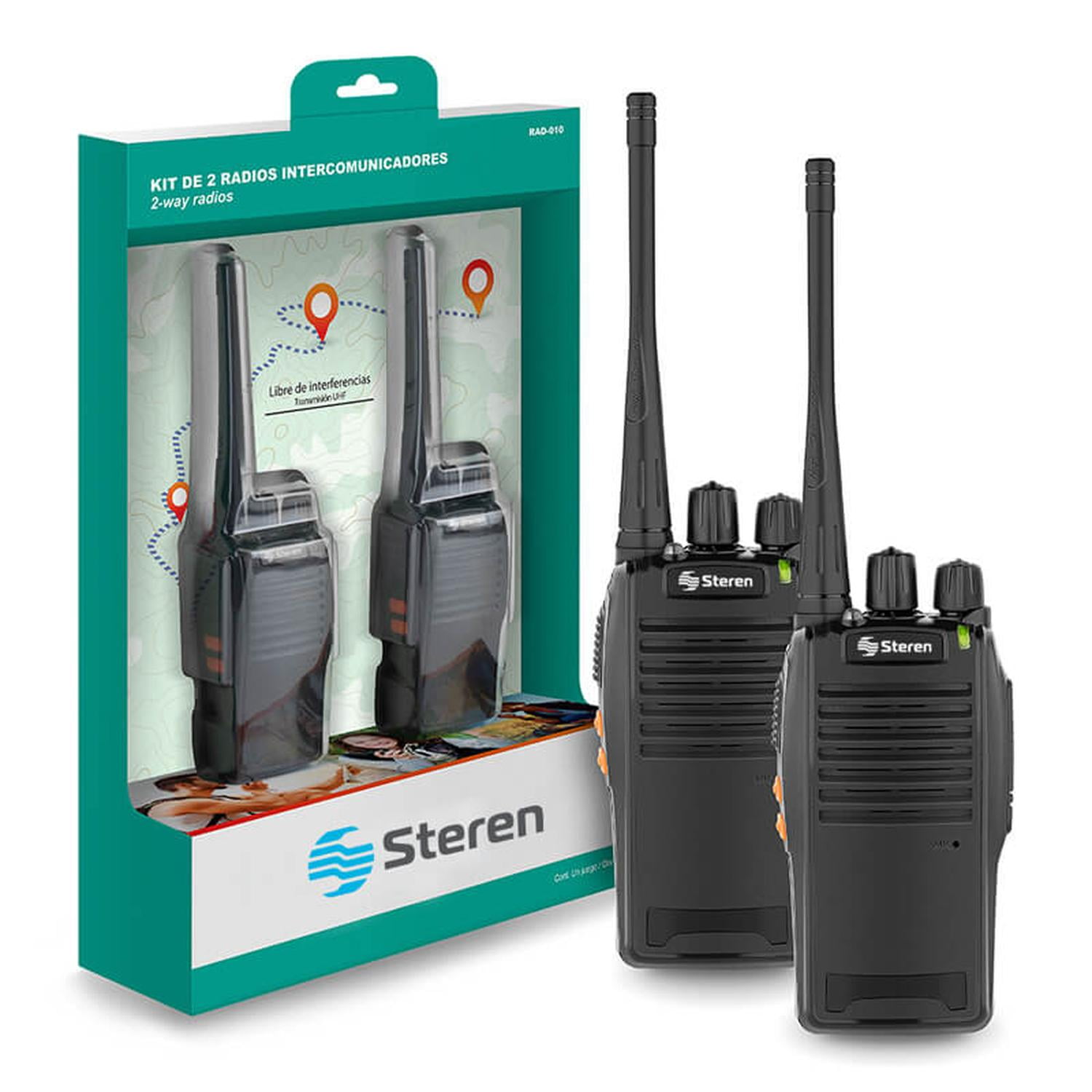 Kit De 2 Radios Intercomunicadores | rad-010 Steren RAD-010 | Walmart en línea
