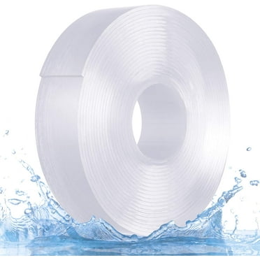 2 Rolls Clear Double Sided Strong Adhesive Tape, 2mm x 55 Yards Acrylic ...