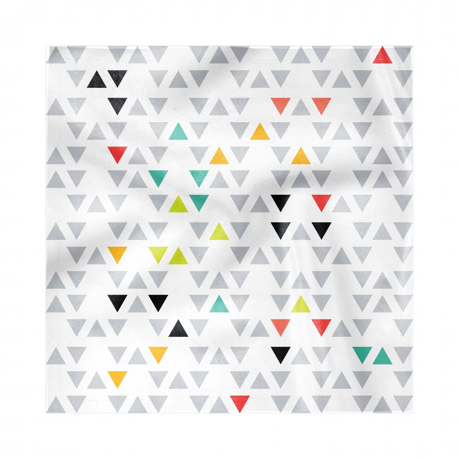 Geometric Decorative Satin Napkins Set Of 4 Modern Art Inspired