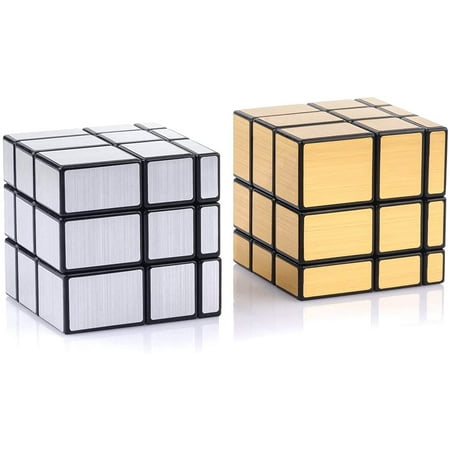 Shengshou Mirror Cube Set, Mirror Blocks 3x3x3 Mirror Speed Cube Set ...