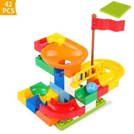 42/88/176/264/352pcs DIY Marble Race Run Maze Balls Track Building ...