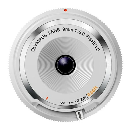 OLYMPUS Mirrorless SLR 9mm F8 F8 Fish Ai Body Cap Lens White BCL-0980 ...