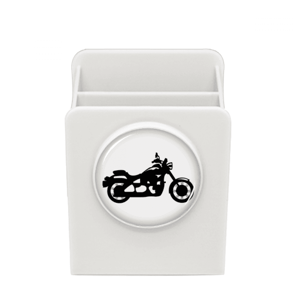 Mechanical Motorcycle Black Pattern Desk Pencil Holder Cup Pen ...