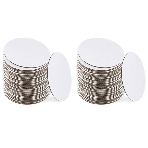 Pactiv Foam White Round Cake Circle, 9 inch - 125 per case. - Walmart.com