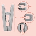 ACSTEP Plastic Finger Clips for Slimline Clothes Hangers, Gray, 20 Pack ...
