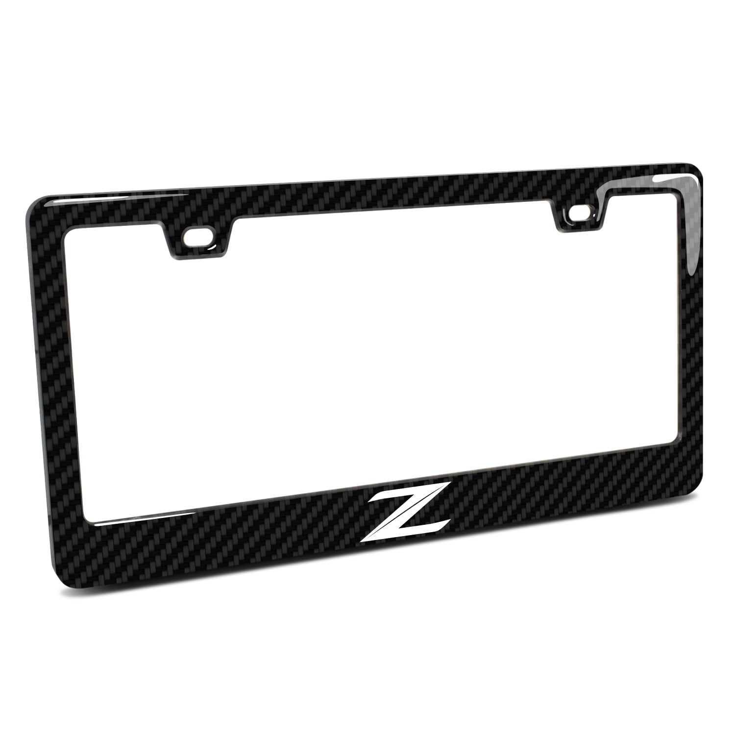 Nissan 370Z Z Logo Real Carbon Fiber Finish ABS Plastic License Plate ...