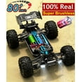 Super Brushless 80KM or 50KM/H 4WD RC Car With LED Remote Control Cars ...