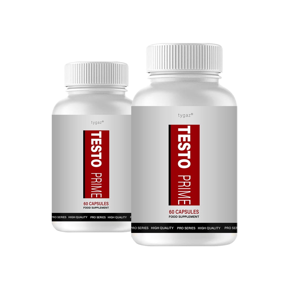 (2 Pack) Testo Prime Capsules - Testo Prime Male Capsules - Walmart.com
