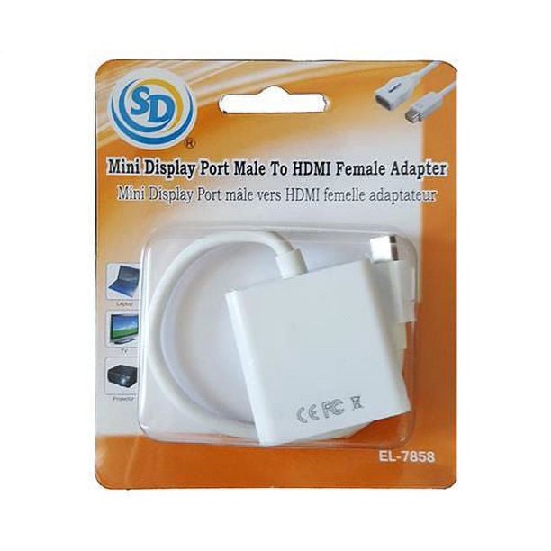 SD Mini Display Port Male to HDMI Female Adapter - Walmart.ca