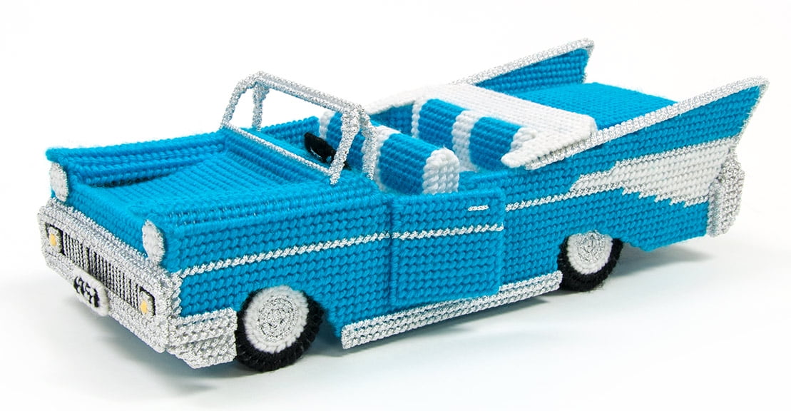 Mary Maxim Retro Car Plastic Canvas Kit - Walmart.com