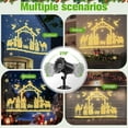 3D Nativity Scene Christmas Projector Lights Outdoor Indoor, 2025 ...