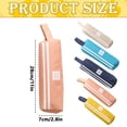 Canvas Pencil Case, Large Capacity Aesthetic Pen Bag, Solid Color ...