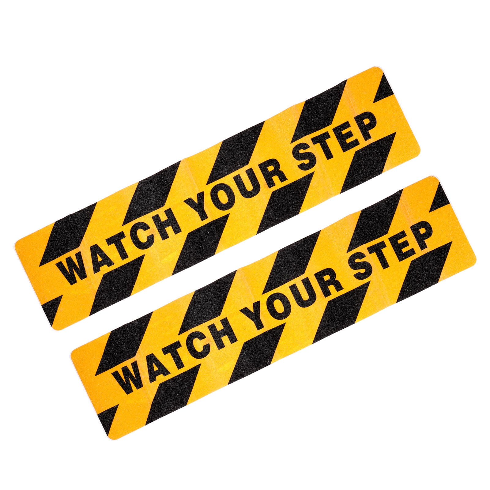 Uxcell 6" x 24" Watch Your Step Warning Sticker Adhesive Abrasive Non ...