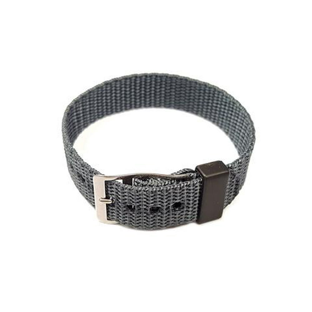 Bandenba - Nylon One Piece Slip Thru 16mm Gray Watch Strap - Walmart ...