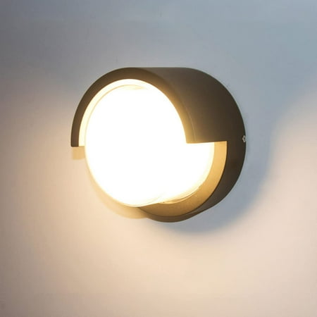 HISRFO Modern Outdoor Wall Lights, Low Profile Wall Sconces Indoor ...