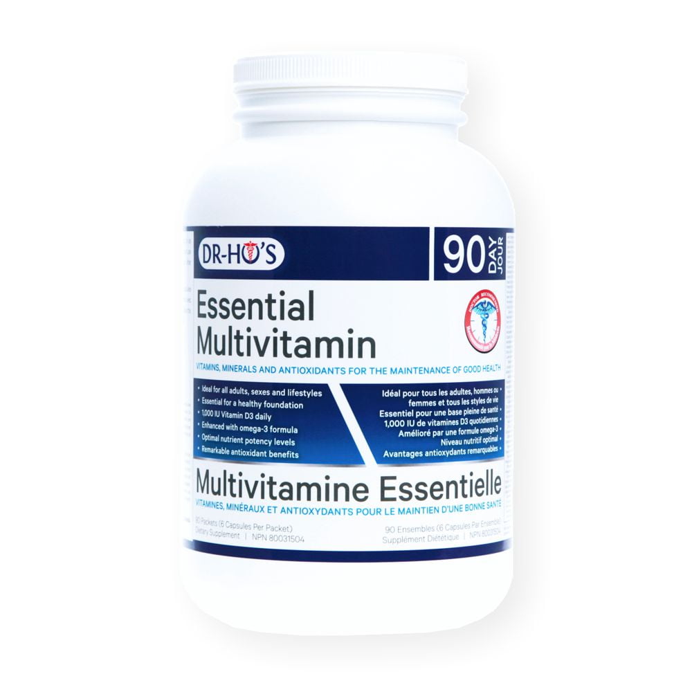 DR-HO'S Essential Multivitamin, 90-Day Supply – Men and Women Daily ...