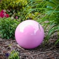 Trademark Innovations 8" Stainless Steel Gazing Mirror Ball (Pink ...