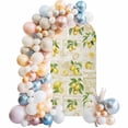 Farmhouse Vintage Arch Backdrop Cover, 5FT, Lemon Leaf Yellow Fruit ...