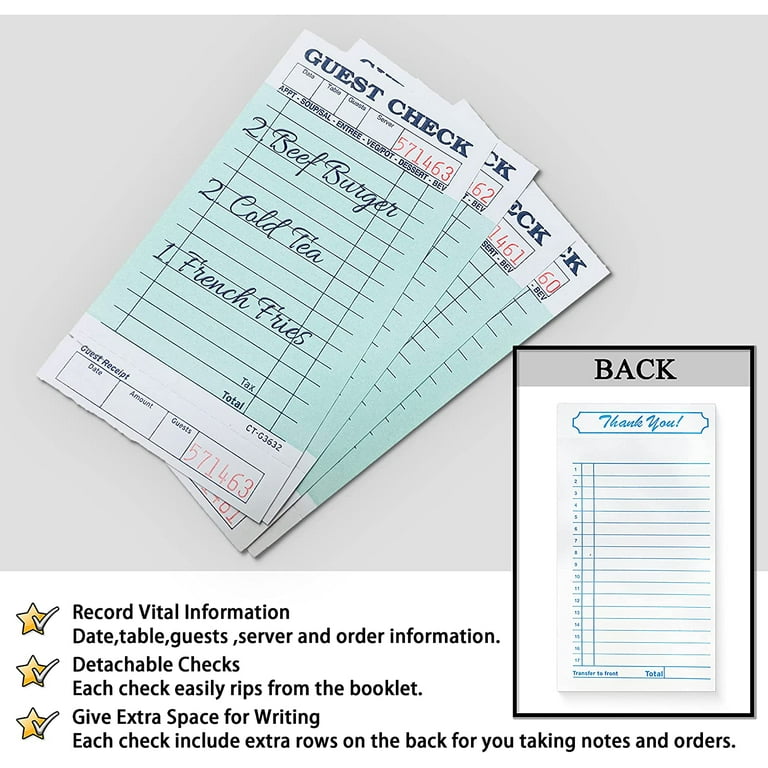 Restaurant Receipt Stub