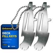 Five Oceans Universal Deck Fill Keys - Boat Gas Cap Key Tool for Gas ...