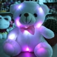 LED Glow Teddy Bear - Light Up Plush Toy, Kids Night Lights, Easter ...