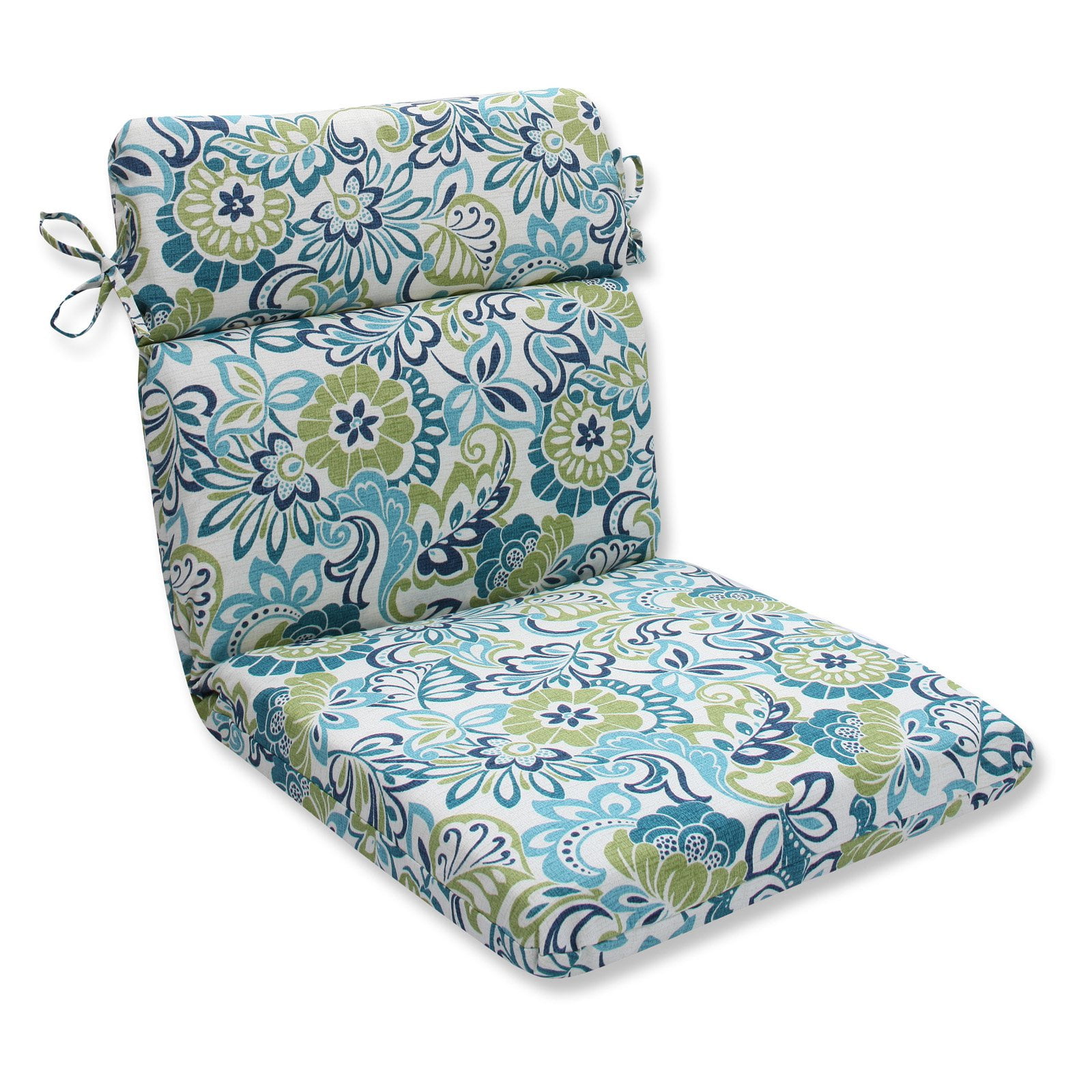 Pillow Perfect Outdoor/ Indoor Zoe Mallard Rounded Corners Chair ... Pillow Perfect Outdoor/ Indoor Zoe Mallard Rounded Corners Chair ...