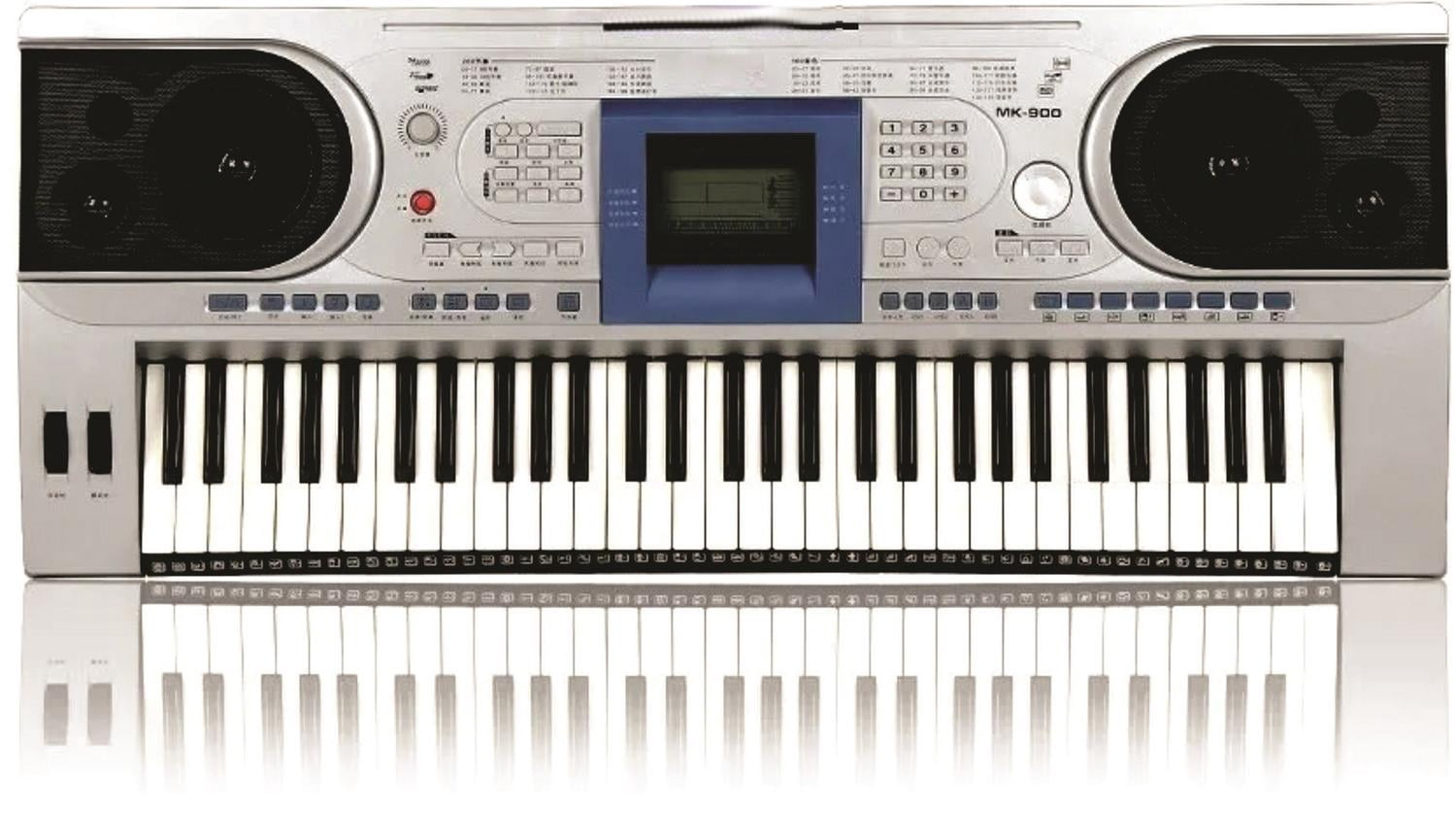 TECLADO 5 OCTAVAS 61 TECLAS 300 RITMOS 200 TIMBRES PITCH DISPLAY ...