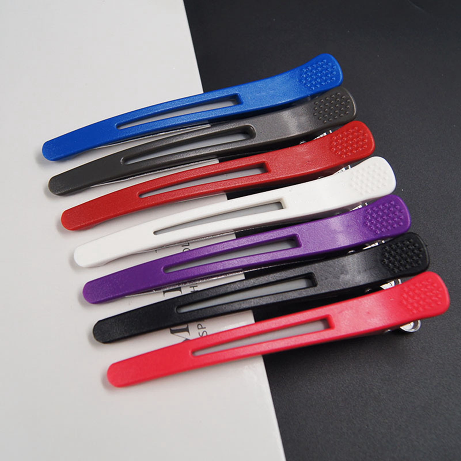 Luckymimi 6Pcs/Set Colorful Non-slip Pinup Sectioning Duck Bill Hair ...