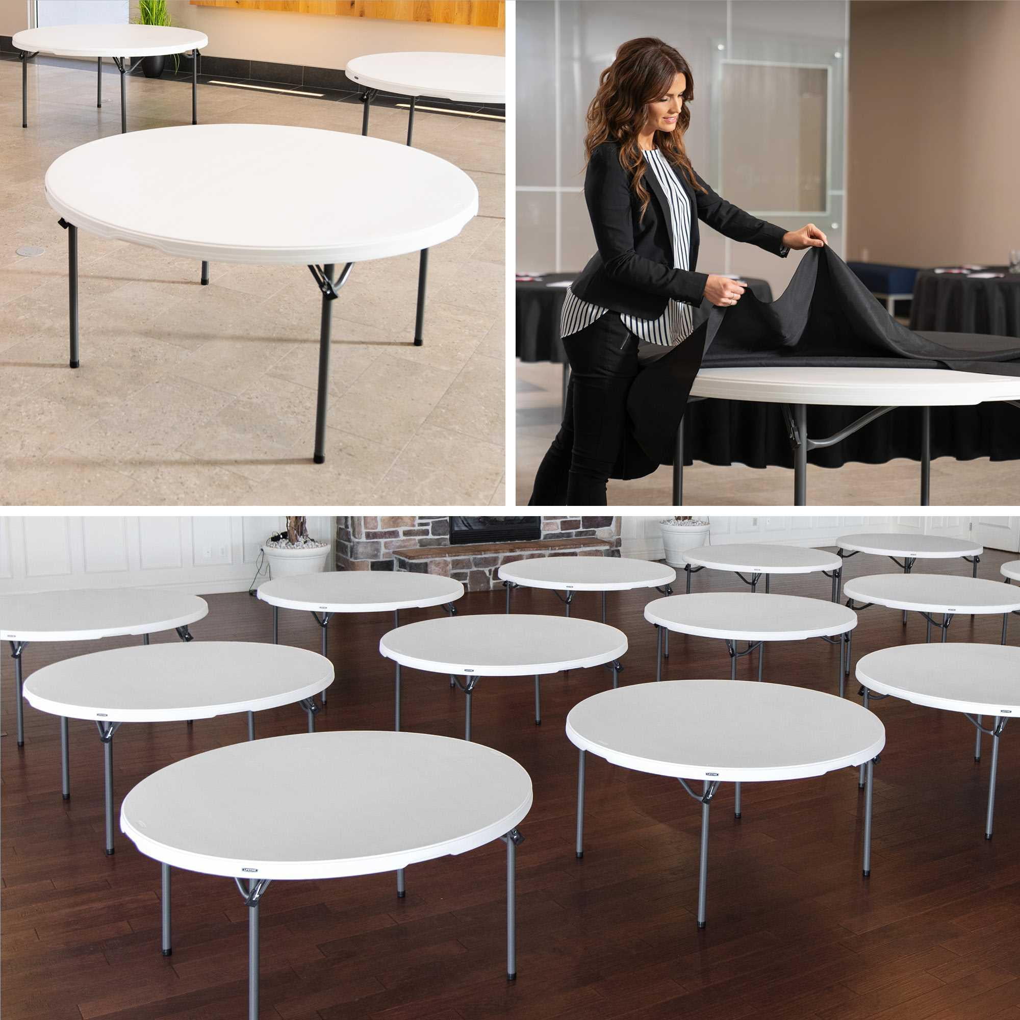 Lifetime 60-inch Round Nesting Table - 4 Pk Philippines | Ubuy
