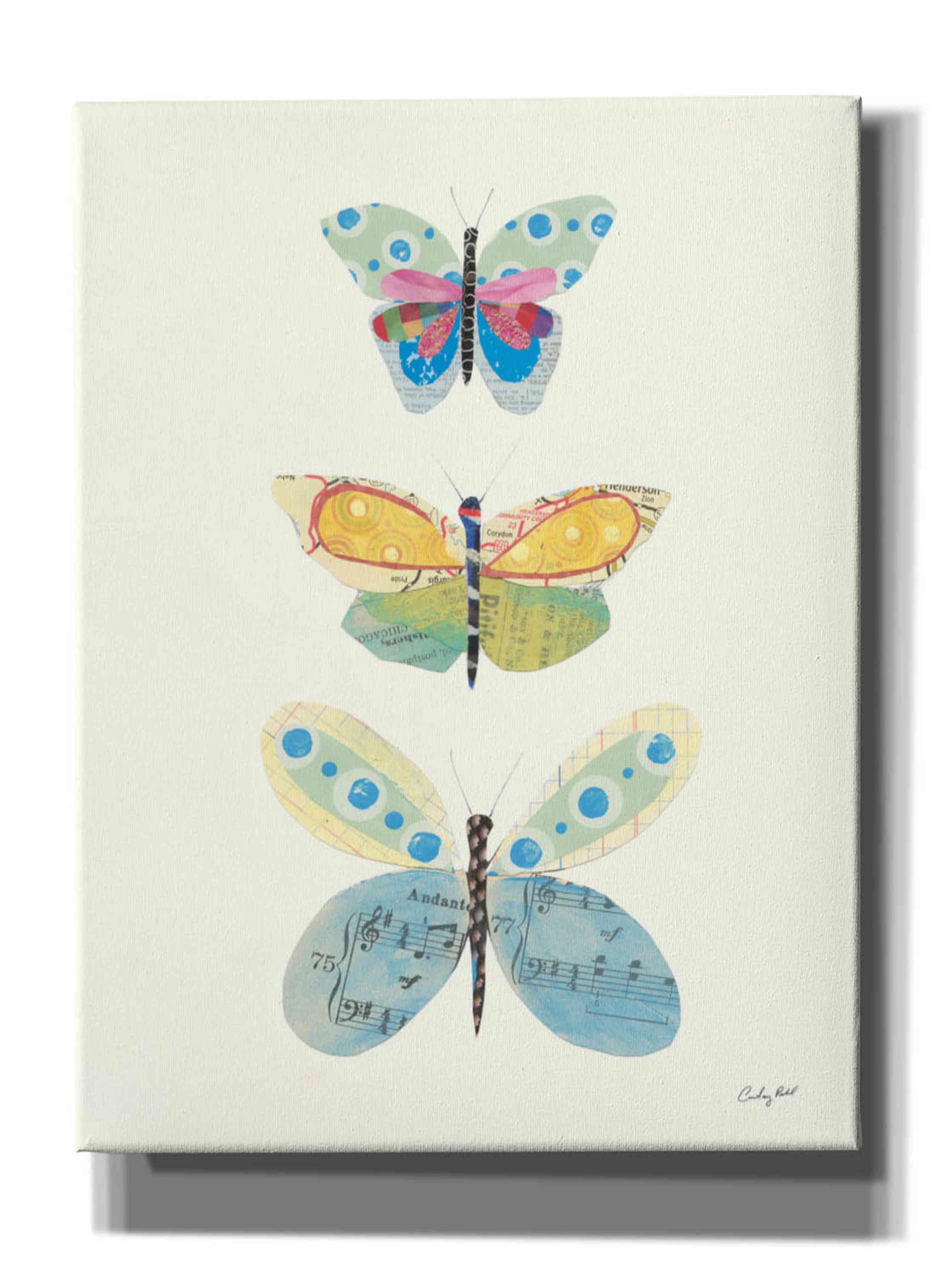 Epic Graffiti 'Butterfly Charts IV' by Courtney Prahl, Canvas Wall Art ...