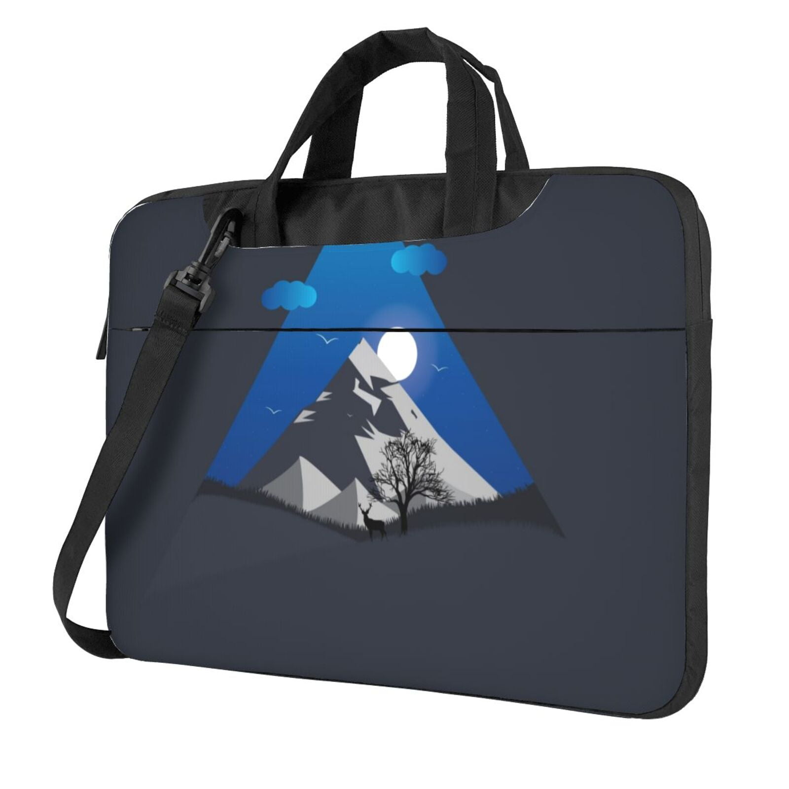Triangle Deer Art Laptop Bag, 13 inch Laptop or Tablet, Business Casual ...