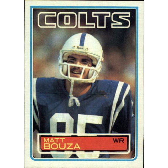 1983 Topps #209 Matt Bouza NFL Football Trading Card - Walmart.com