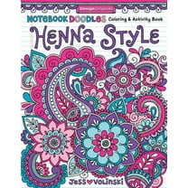 Notebook Doodles Henna Style: Coloring and Activity Book - Walmart.com