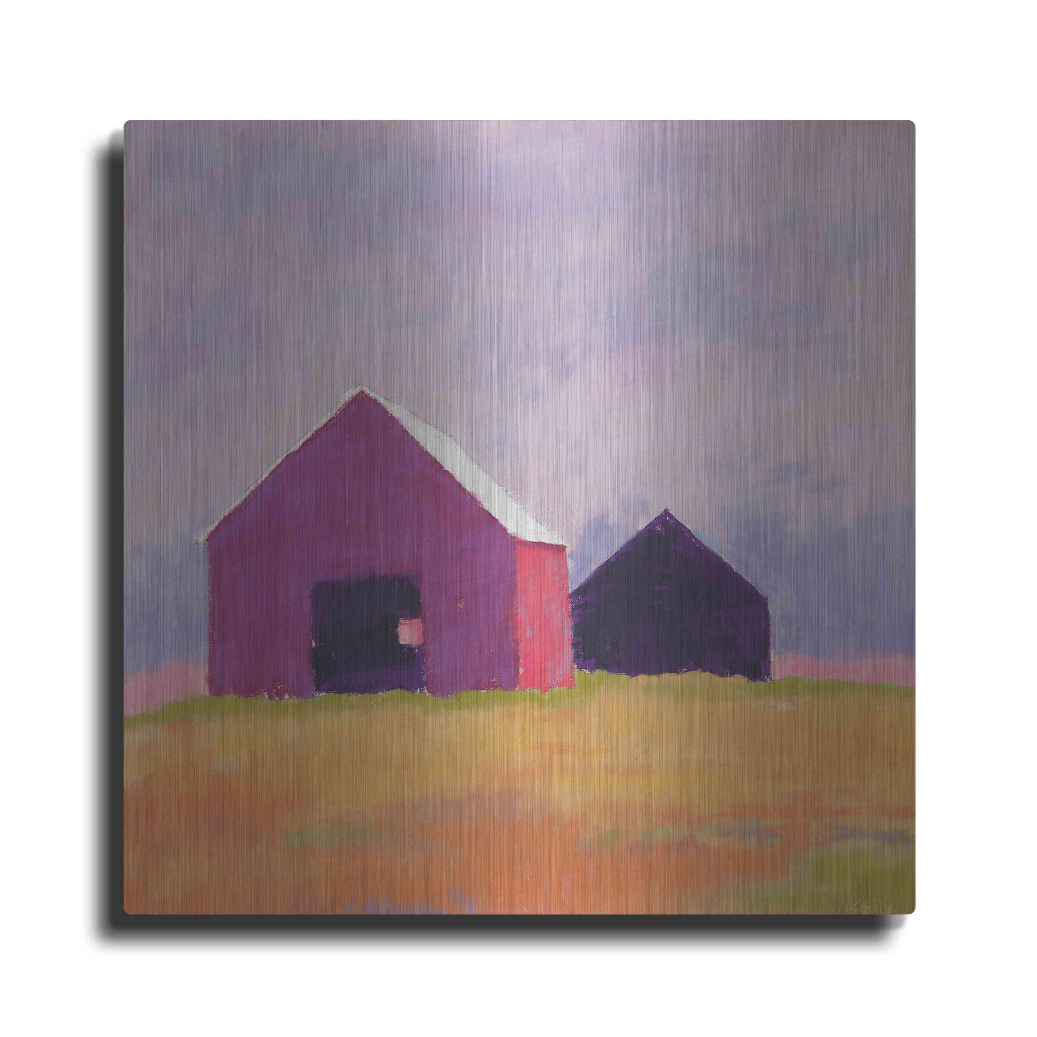 Luxe Metal Art 'A Softer Light' by Mike Kelly, Metal Wall Art, 24"x24 ...
