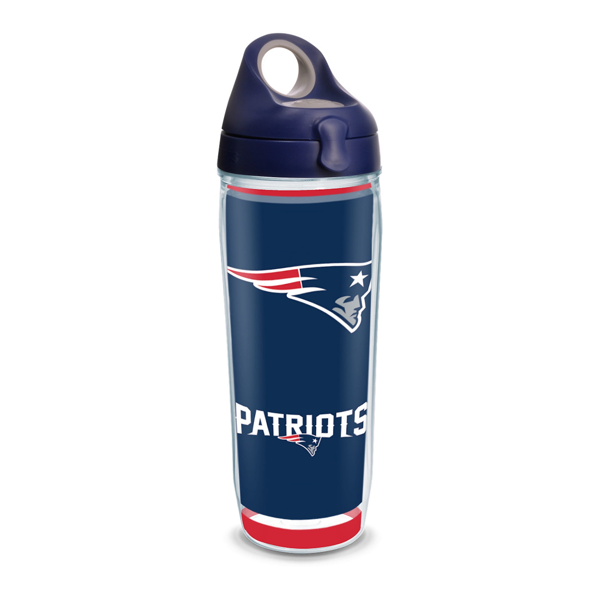 NFL New England Patriots Touchdown 24 oz Water Bottle with lid ...