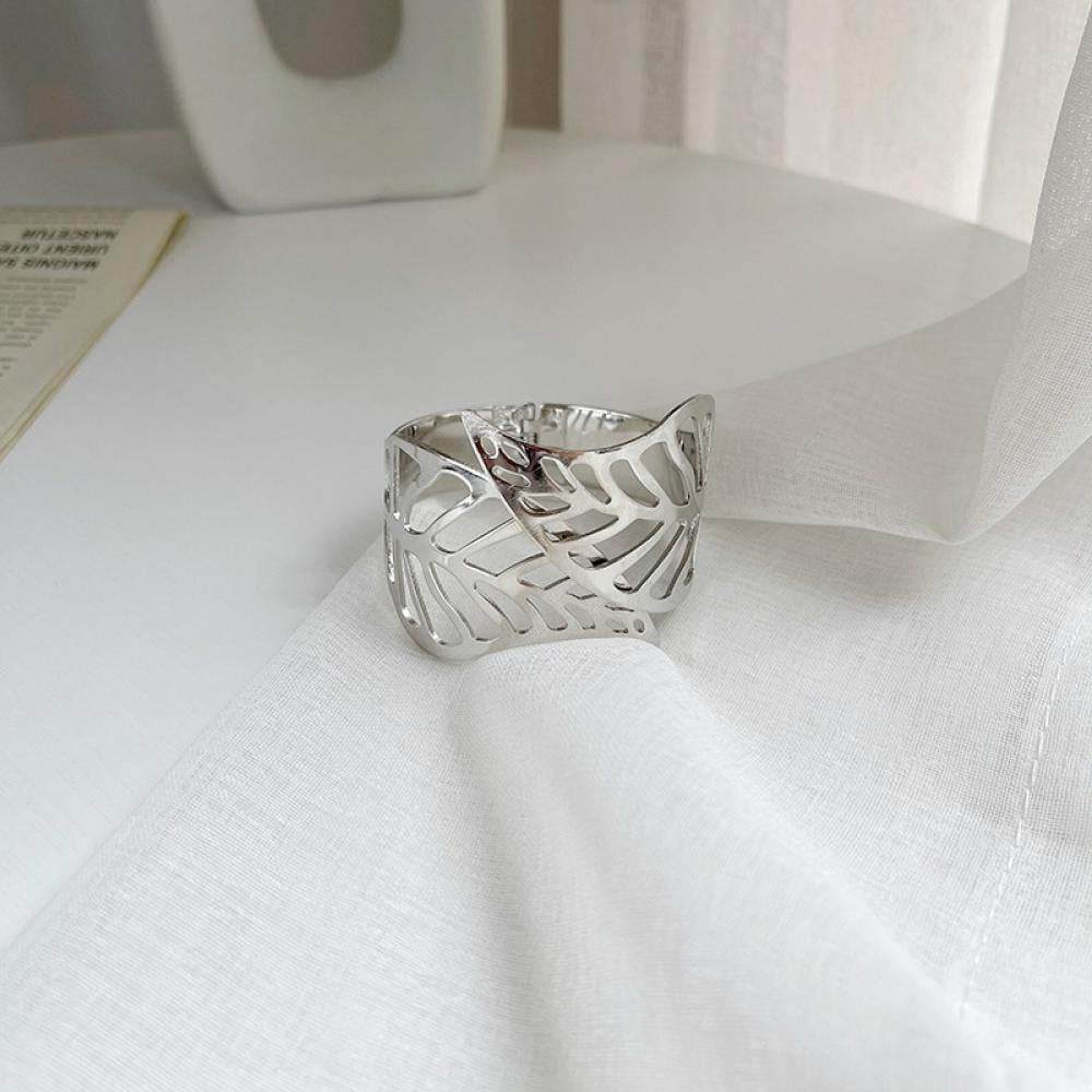 Large Leaf Curtain Bandage Holdbacks,Metal Curtain Tieback Drape Holder ...