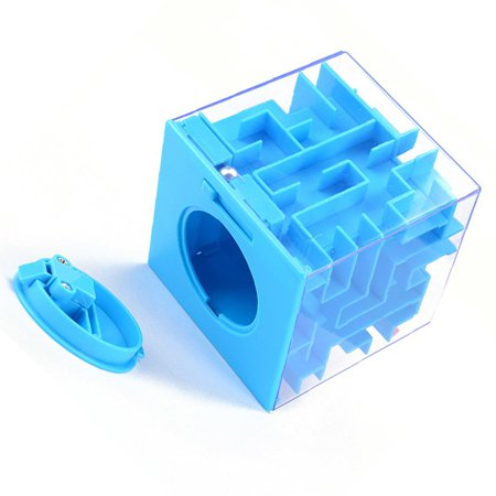 Large Intelligence Labyrinth Toy 3D Solid Labyrinth Piggy Bank ...