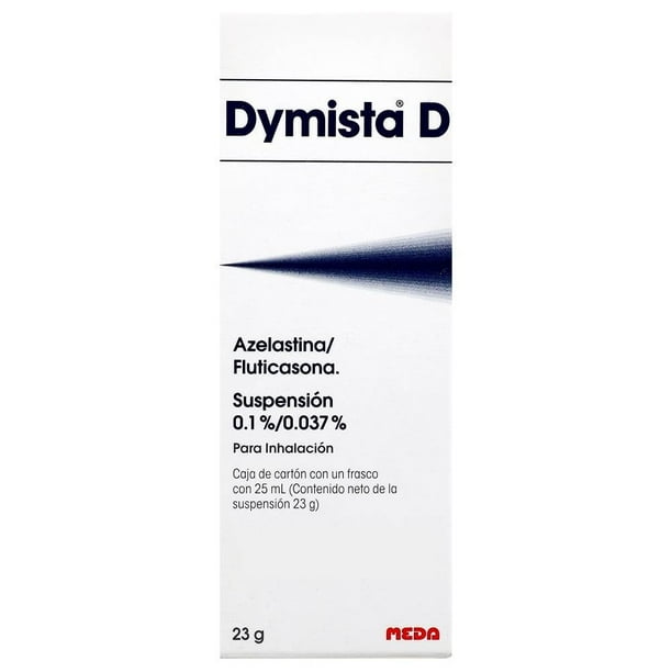 Dymista D Azelastina 0.1 %, Fluticasona 0.037 % suspensión para inhalación 23 g | Walmart en línea
