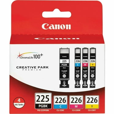Canon PIXMA Printer XL Inks & Paper Combo Pack - PG-210XL Black & CL ...