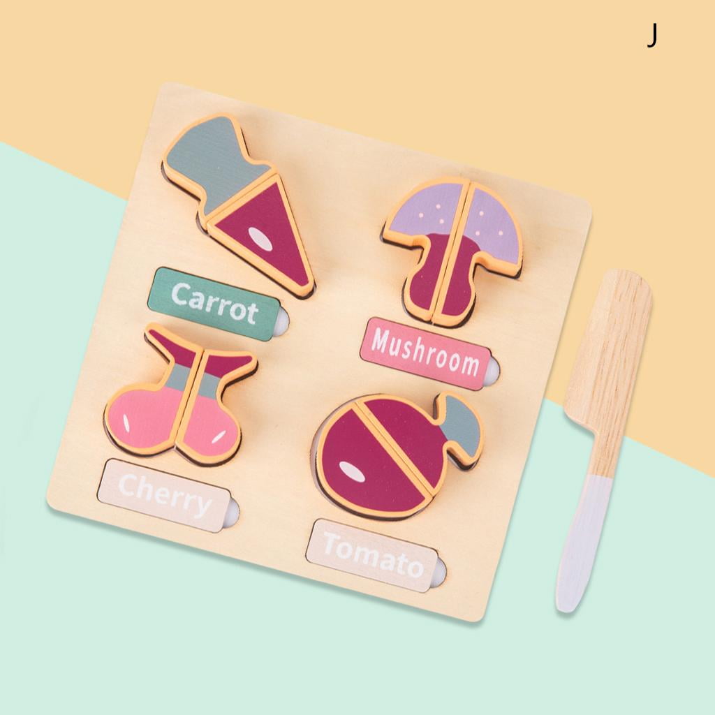 Tablero de rompecabezas Juguetes Vocabulario de y verduras Coordinación ...