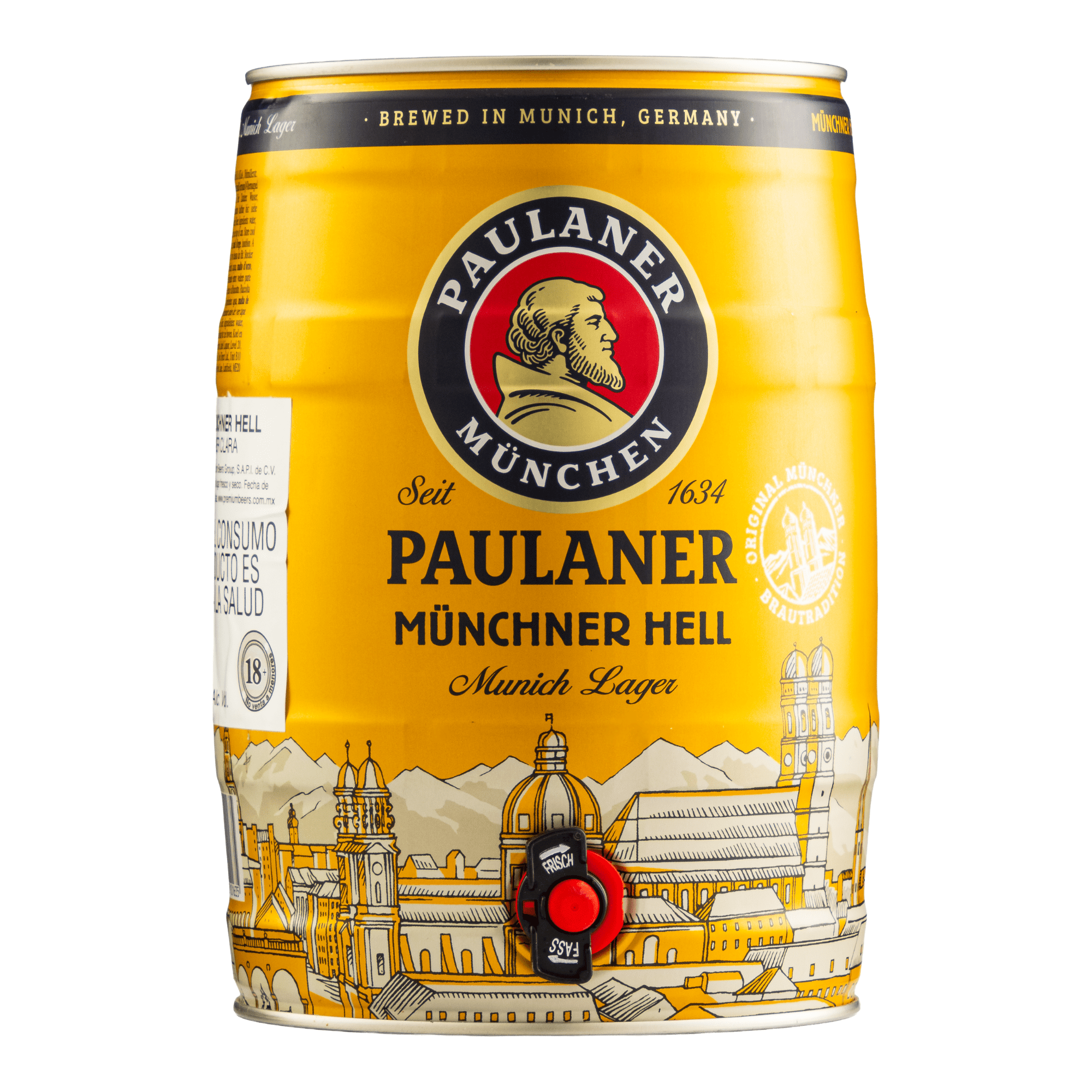 Cerveza Paulaner Muncher Hell Barril 5000 Ml Paulaner Cerveza Lager ...