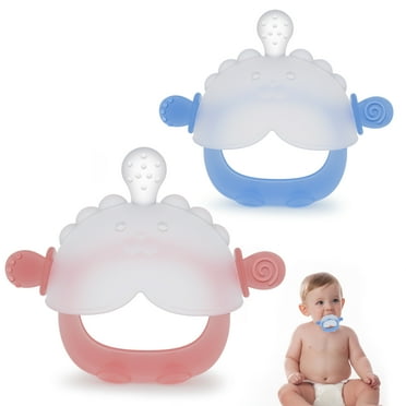 RaZbaby RaZberry Teether 3m+ (2 Pack) - Soft Silicone, BPA Free, Easy ...