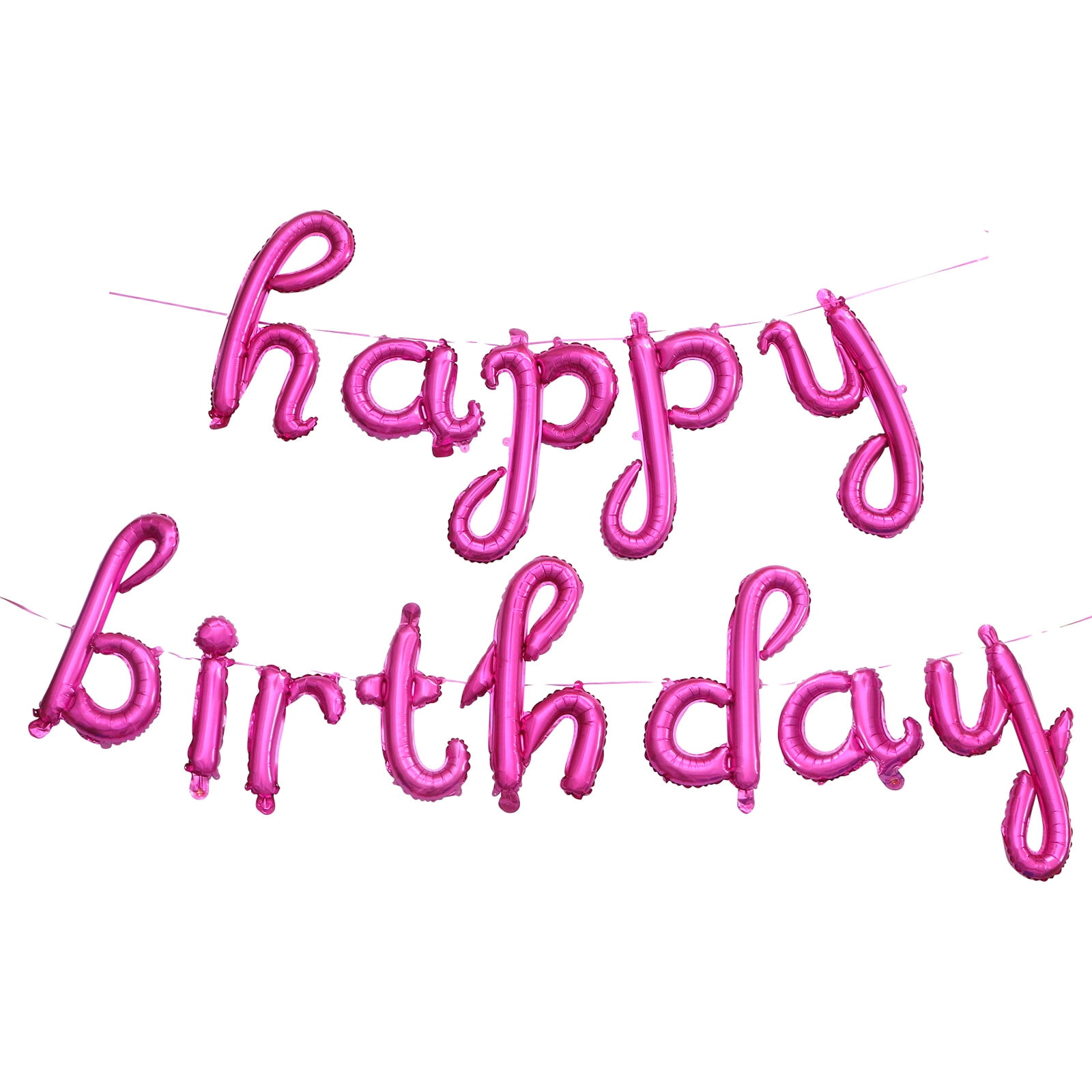 Balloons Birthday Balloon Letter Banner Party Decorations Sign Garland ...