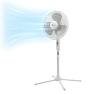 Lasko 1820 Elegance and Performance Pedestal Fan, 18", White - Walmart.com